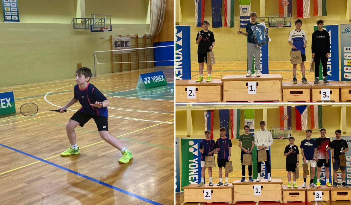 Badmintonaš koprivničkog Hartmanna Lovro Matovina srebrni i brončani na ...